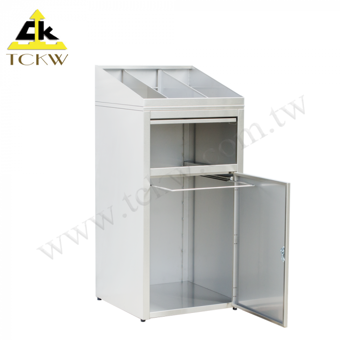 Stainless Steel Restaurant Trash Can With Tray Holders(TH-6060S)